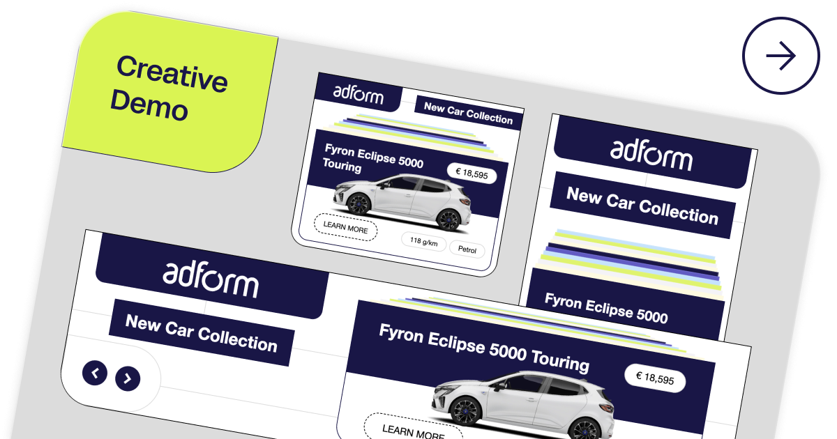 Dynamic Infinite-Carousel Product Ads - Adform