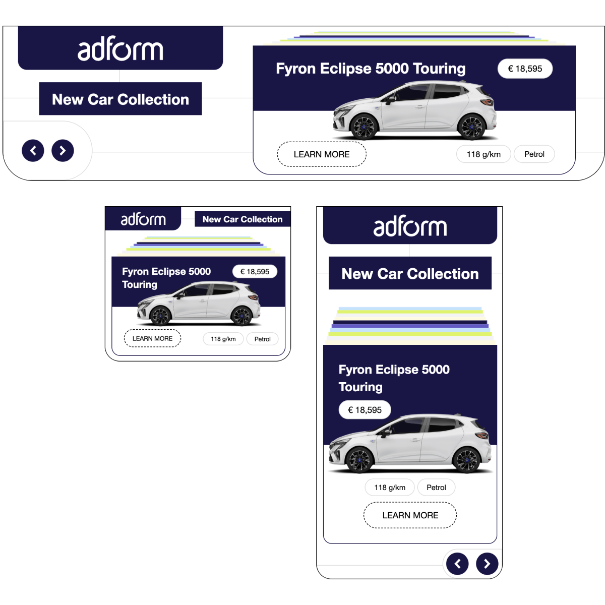 Dynamic Infinite-Carousel Product Ads - Adform